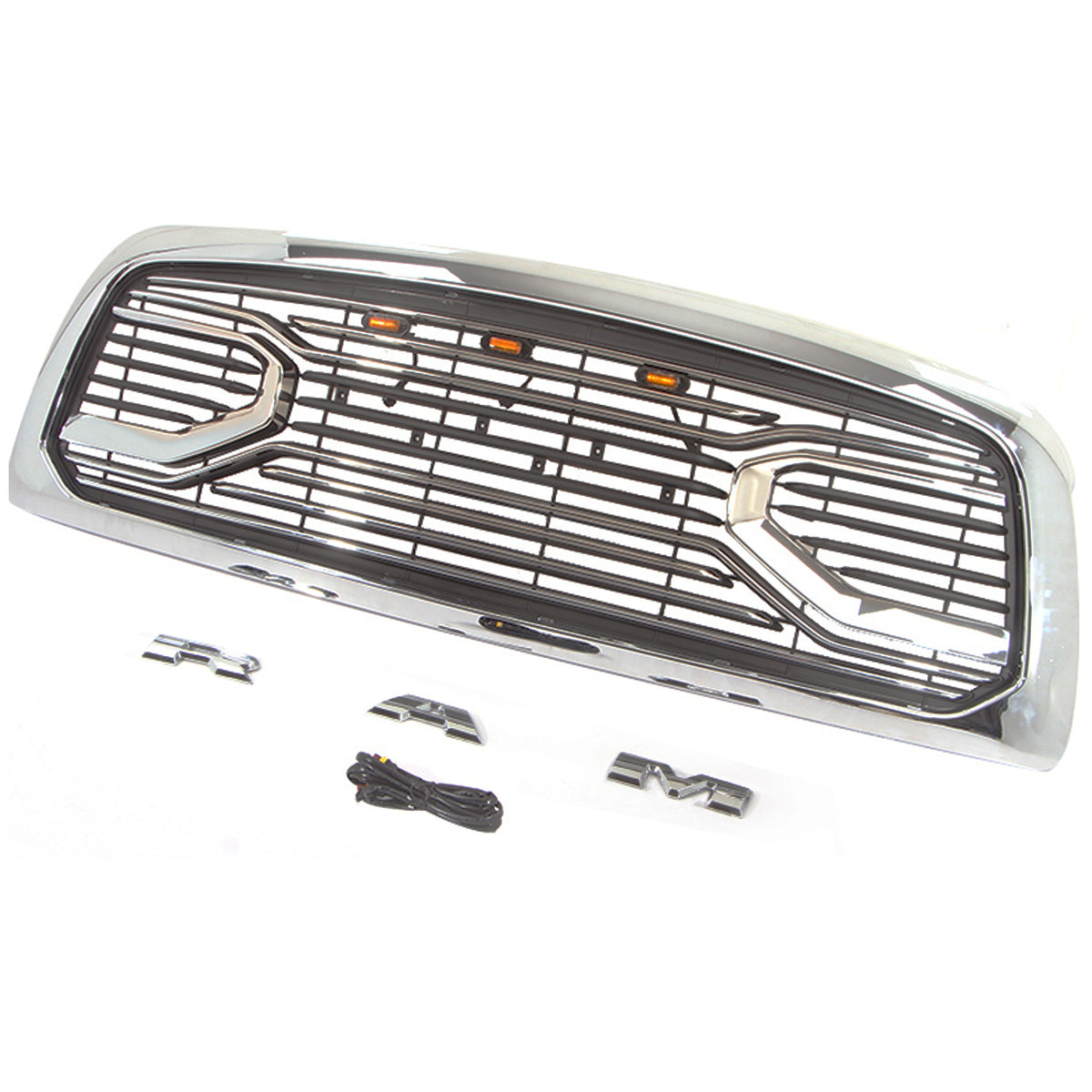 BLACK RAM letters and 3 lights – passionmotorstore